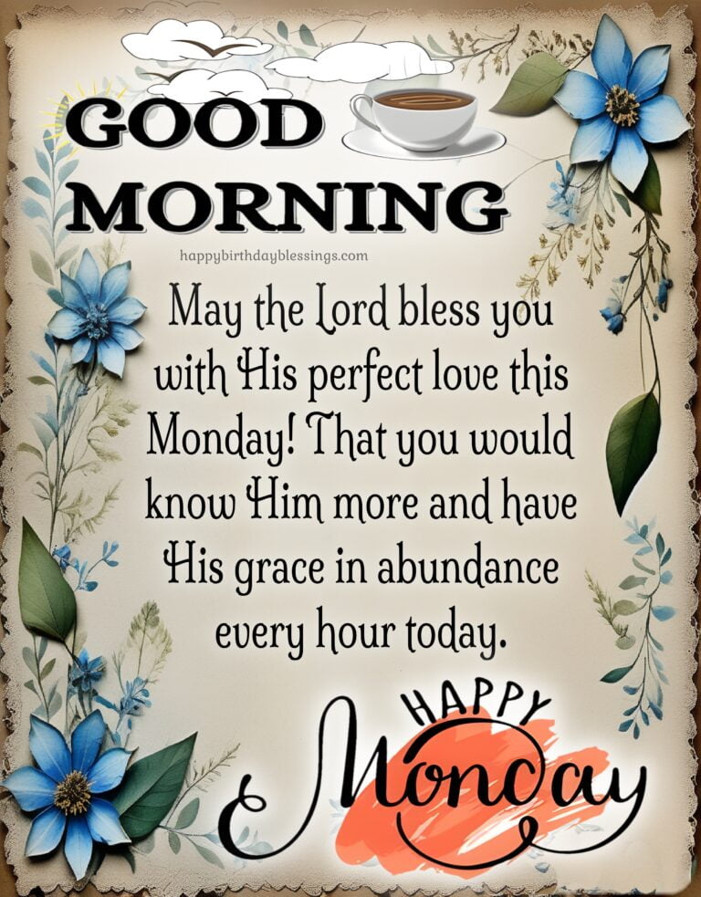 Best Monday Blessings Images with short Prayers and Wishes
