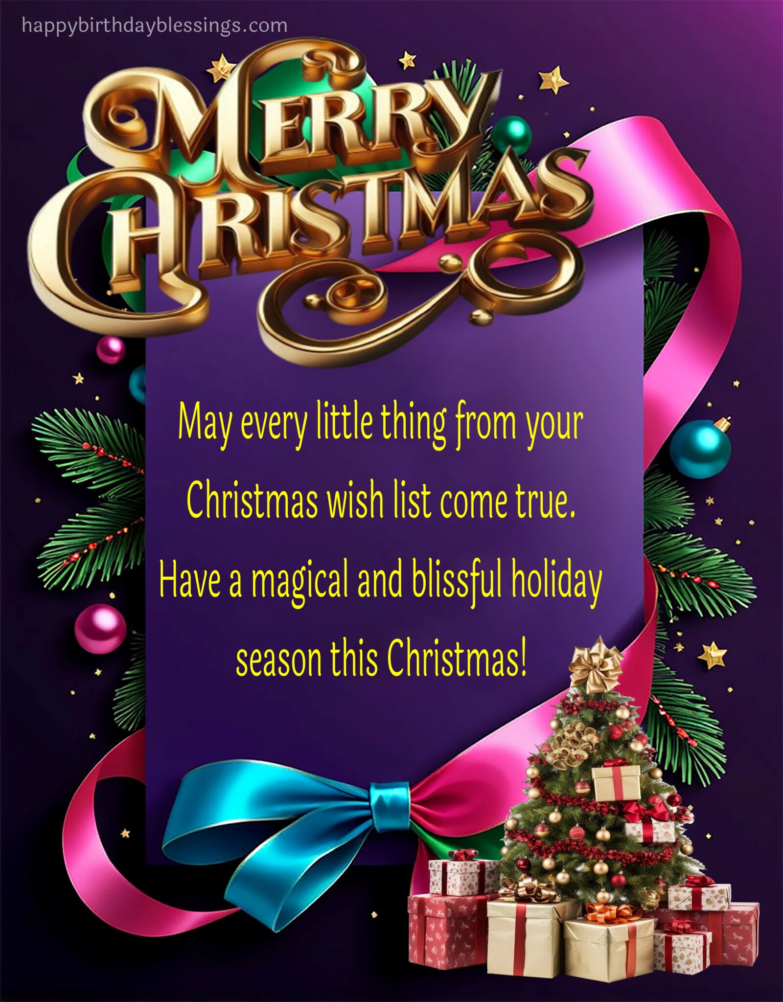 Merry Christmas Wishes, Messages & Quotes