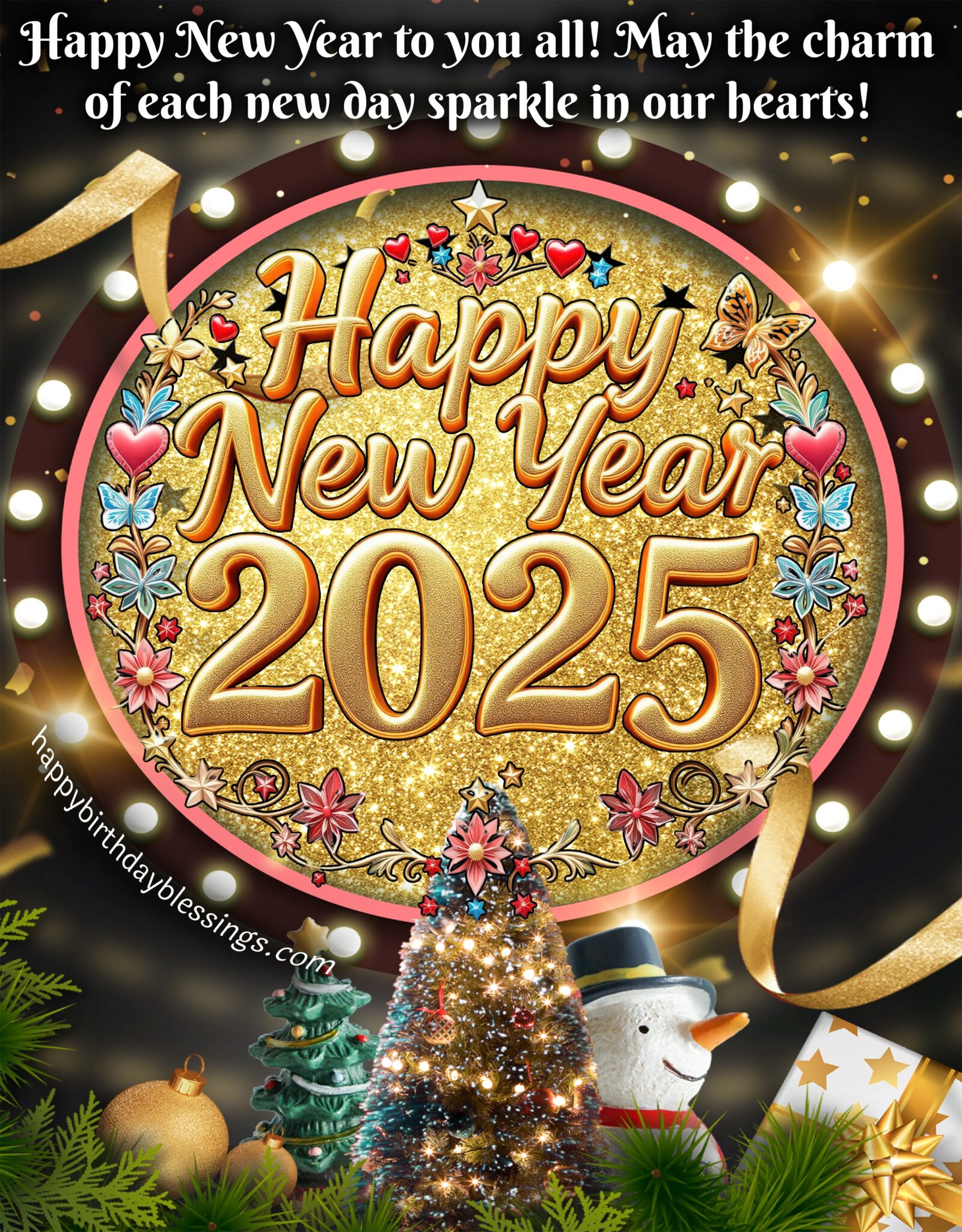 Happy New Year 2025 Wishes and Messages with Image