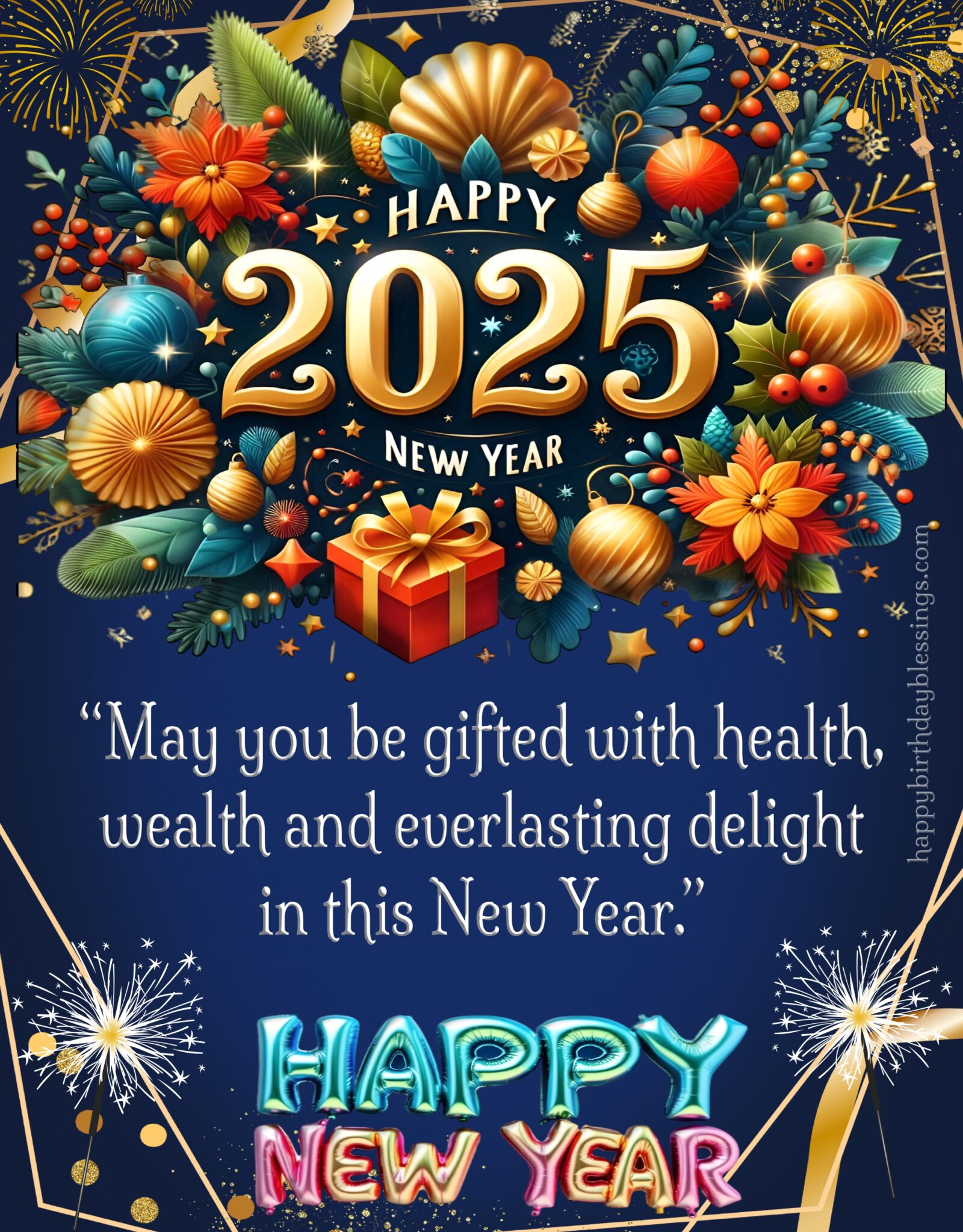 Happy New Year 2025 Wishes and Messages with Image