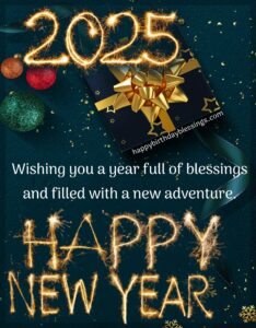 Happy New Year 2025 Wishes and Messages with Image
